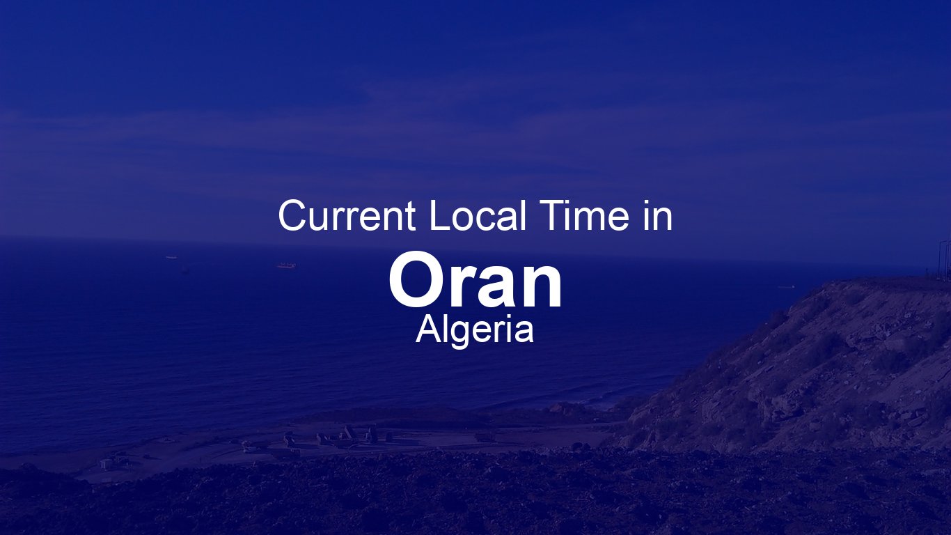 Time in Oran, Algeria | Time.so