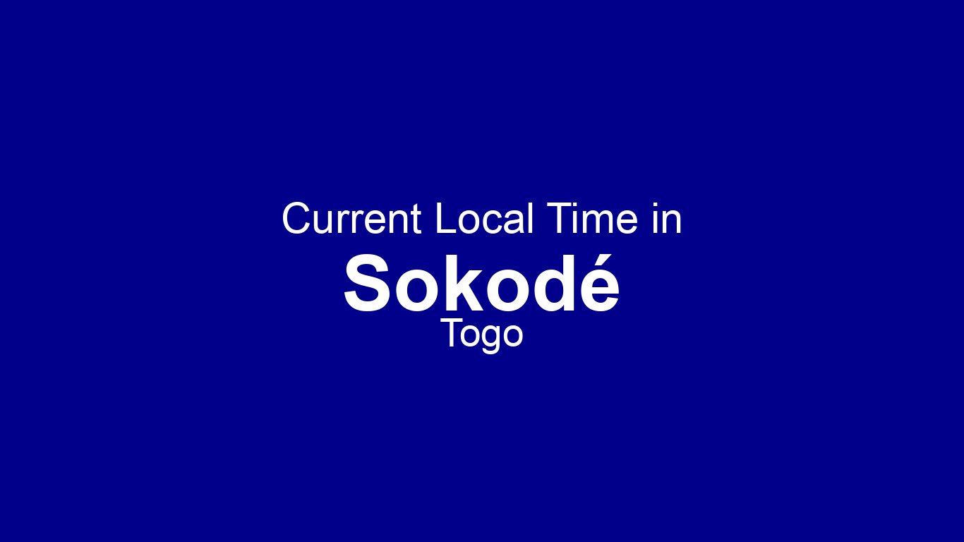 Time in Sokodé, Togo | Time.so
