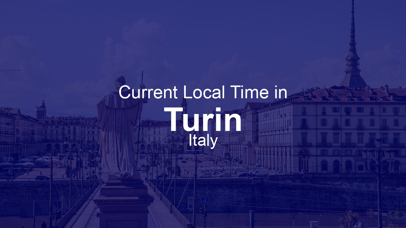 Time in Turin, Italy | Time.so