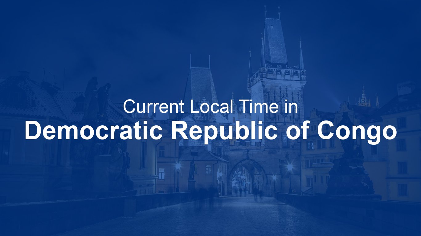 Time in Democratic Republic of Congo | Time.so