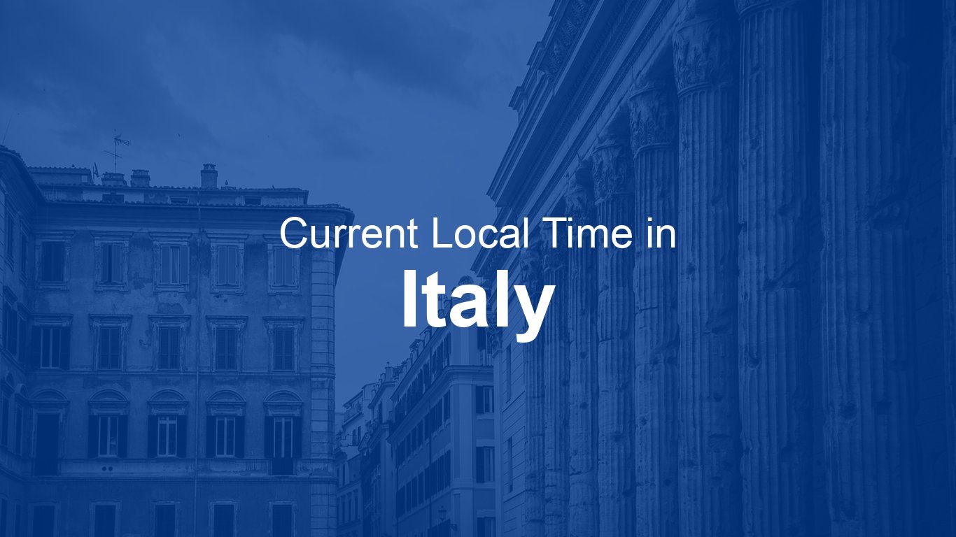 Time in Italy | Time.so