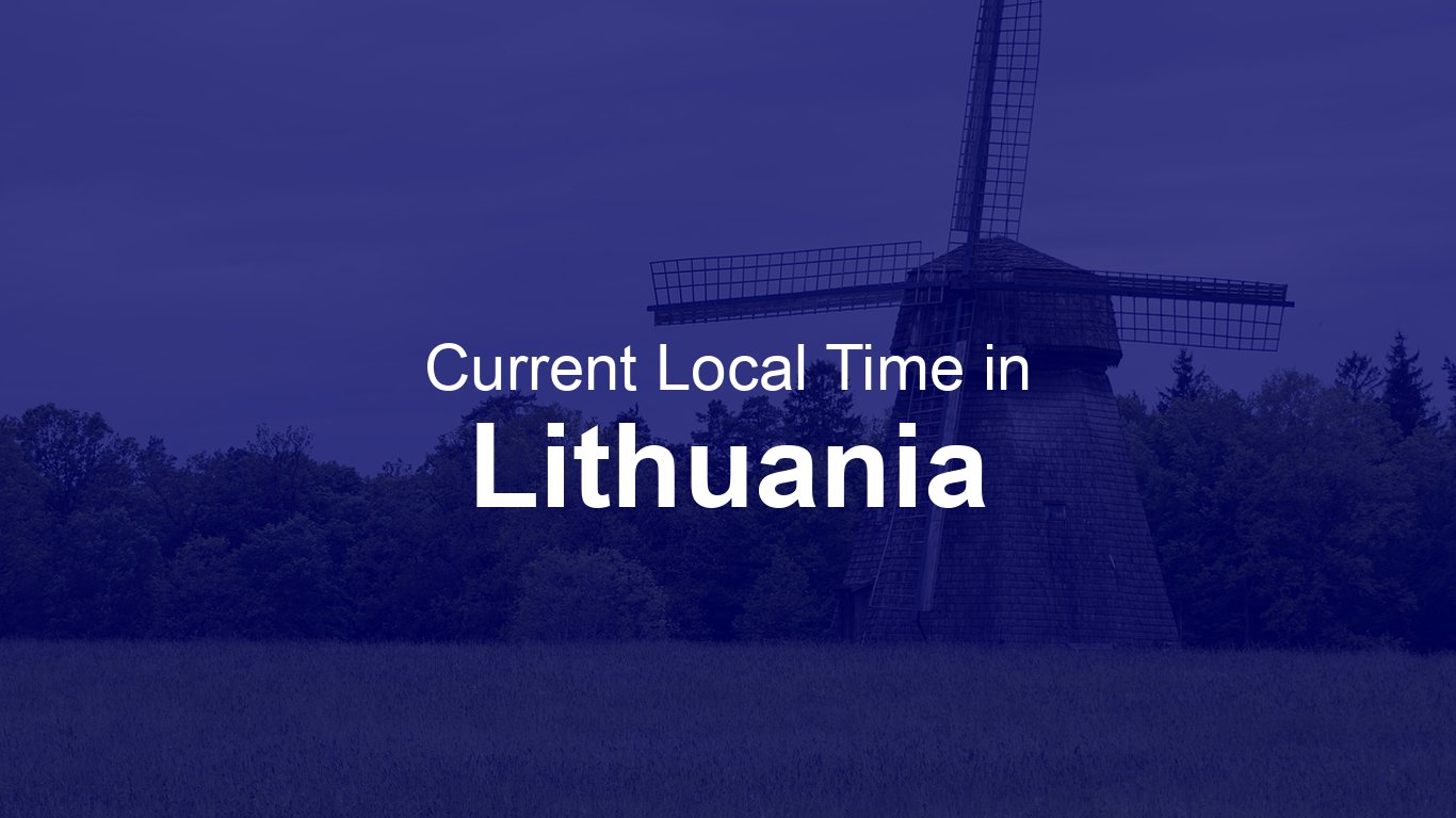 Time in Lithuania | Time.so
