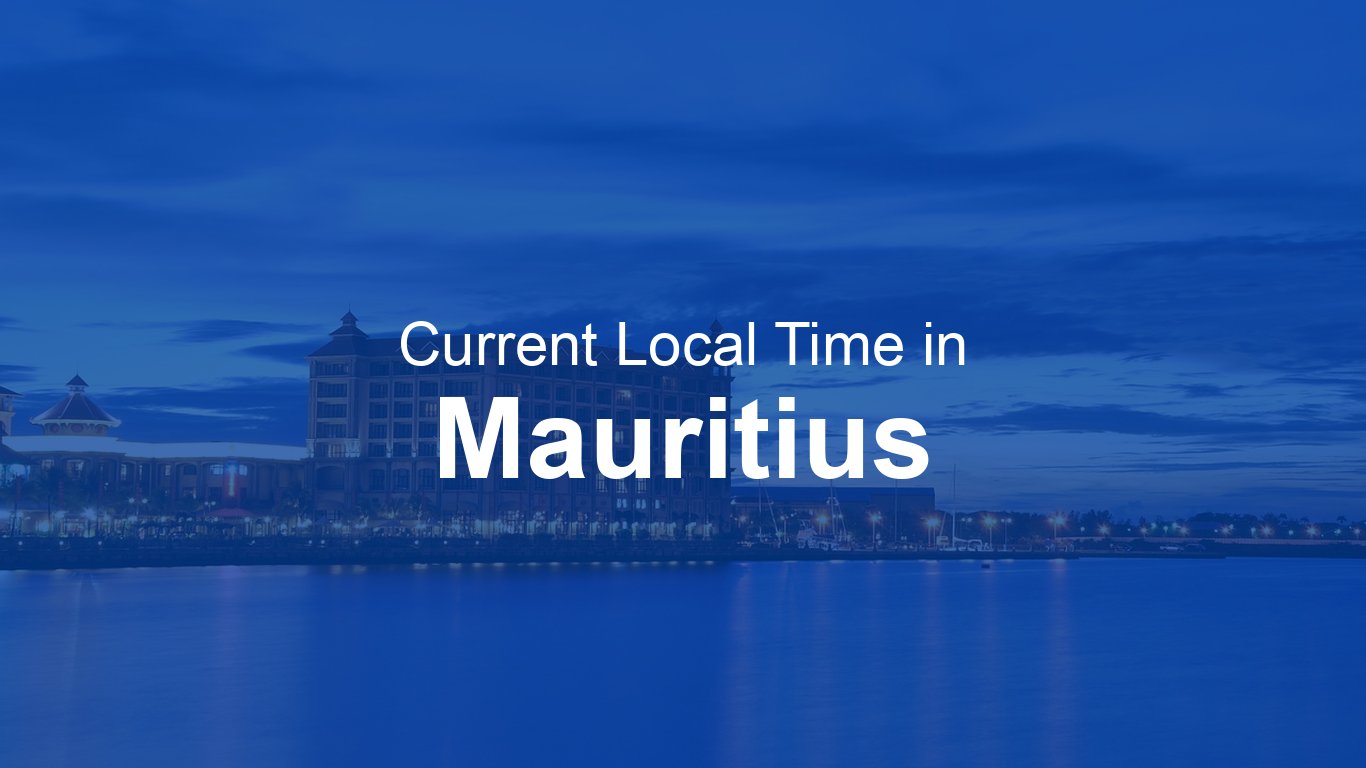 Time in Mauritius | Time.so