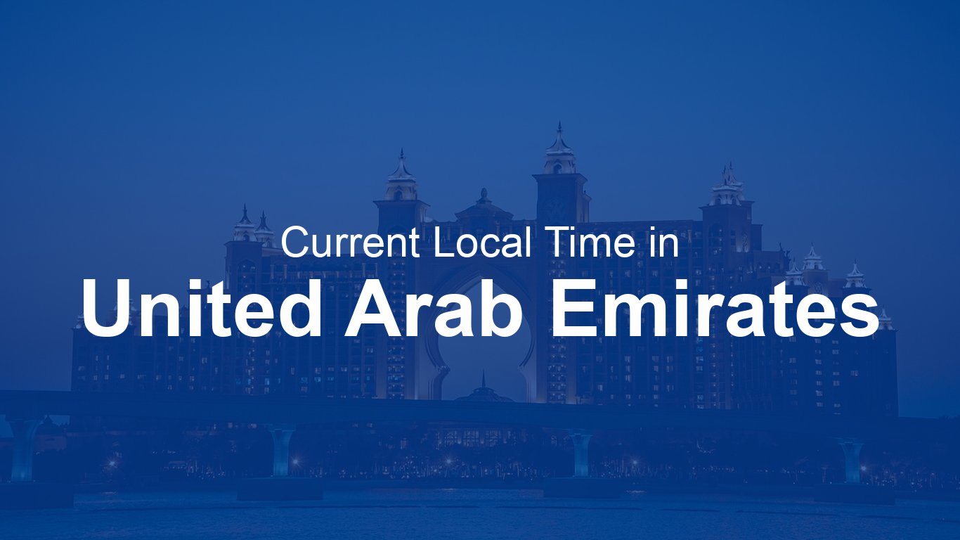 Time in United Arab Emirates | Time.so