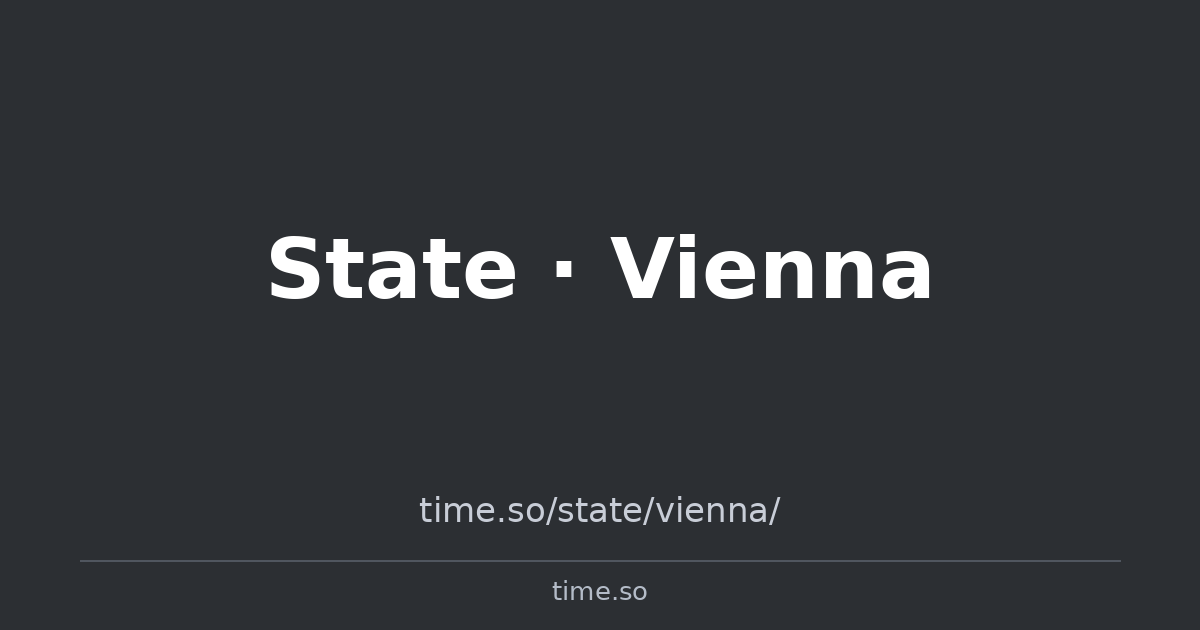 Time Now in Vienna, Austria | Time.so